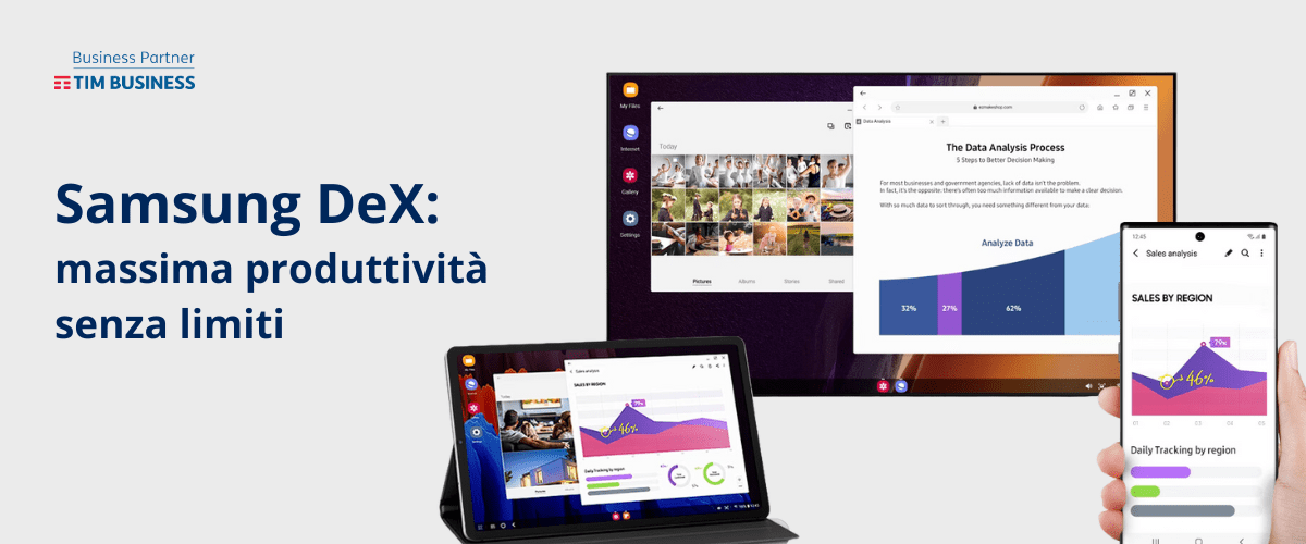 Samsung DeX per le aziende: massima produttività